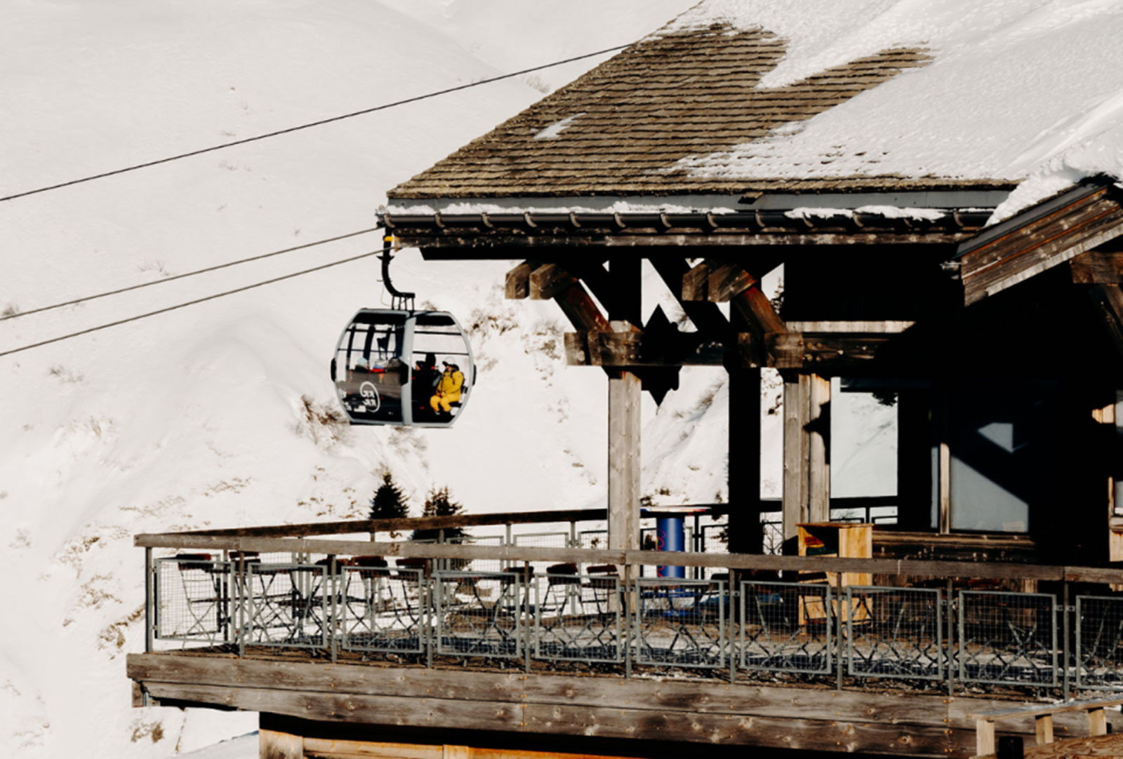 Chara at Balme Charamillon Restaurant Le Tour / Balme Ski Resort ...