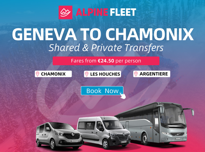Alpine Fleet Airport Transfers Geneva Airport to Chamonix Transfers ...